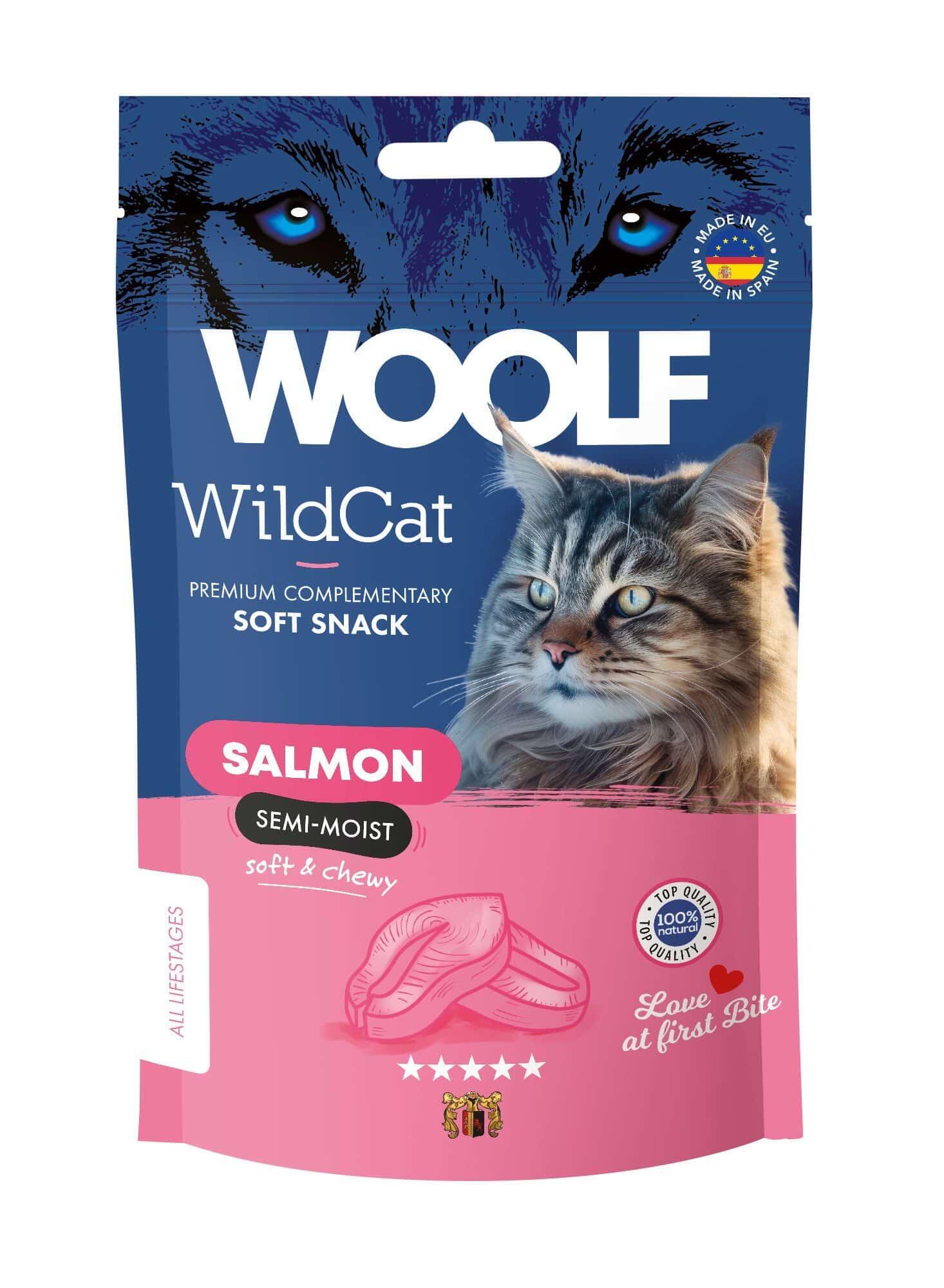 Woolf WildCAT Salmon 50 g - dyrelageret.dk