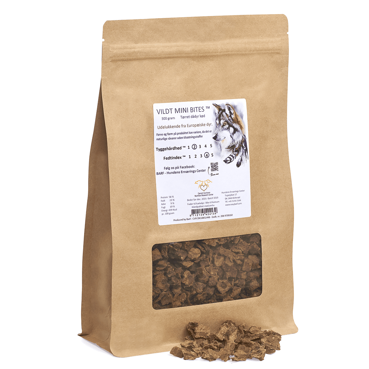 EASY BARF Vildt Mini Bites, 500 g - dyrelageret.dk