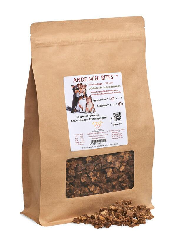 EASY BARF Ande Mini Bites, 500 g - dyrelageret.dk